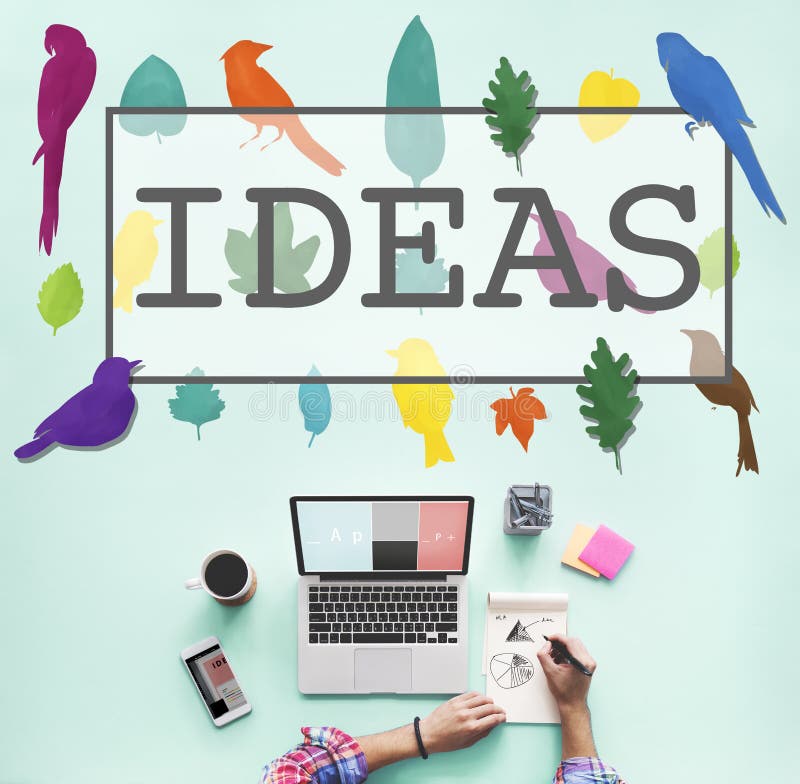 Ideas Create Creative Creativity Thoughts Concept Stock Image - Image ...