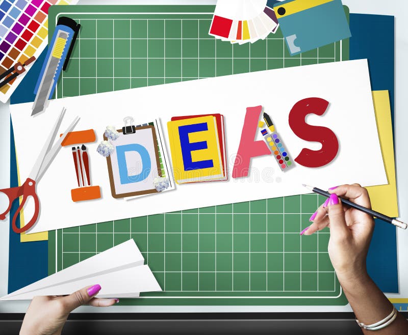 Ideas Creative Art Design Word Concept Stock Illustration ...