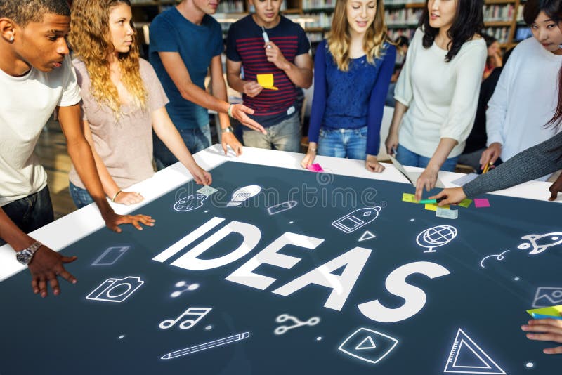 Ideas Creative Thinking Imagination Concept Stock Photo - Image of ...