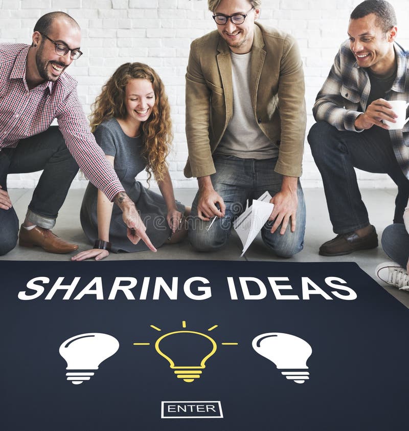 Ideas Creative Thinking Imagine Inspiration Concept Stock Photo - Image ...