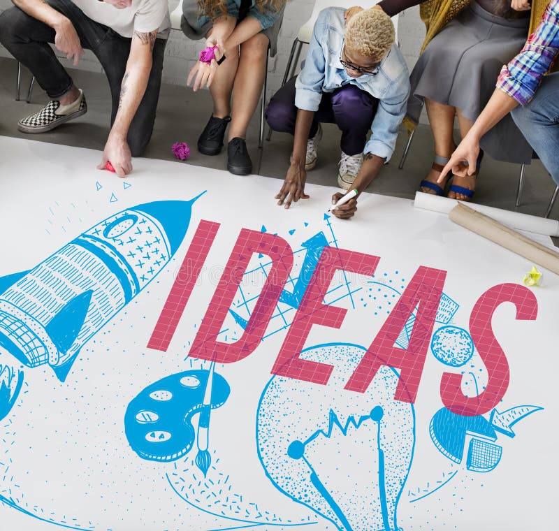 Ideas Creativity Imagination Light Bulb Concept Stock Photo - Image of ...