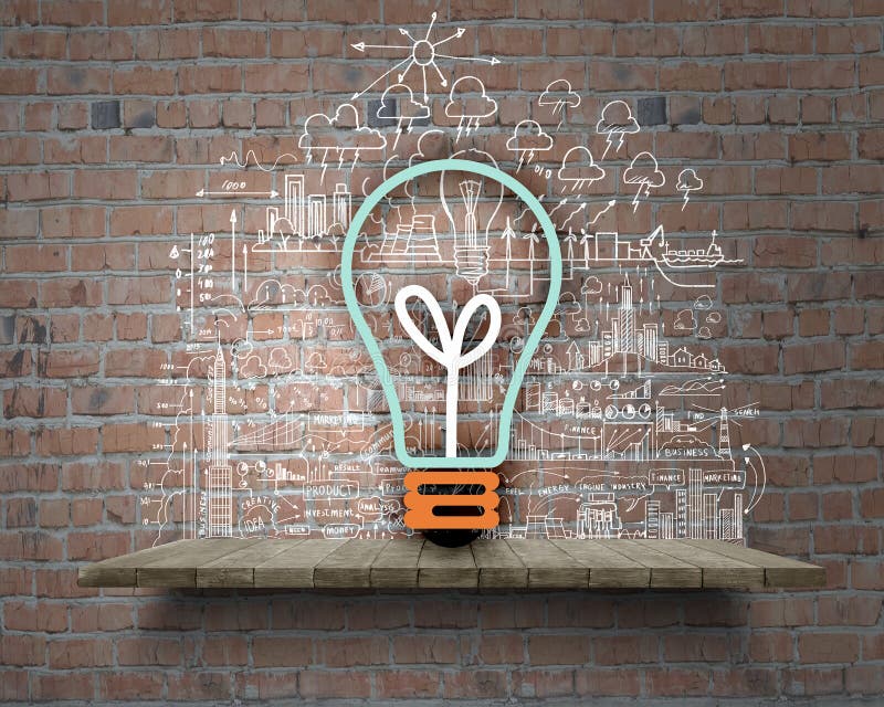 Ideas de Brigth foto de archivo. Imagen de éxito, idea - 56710722