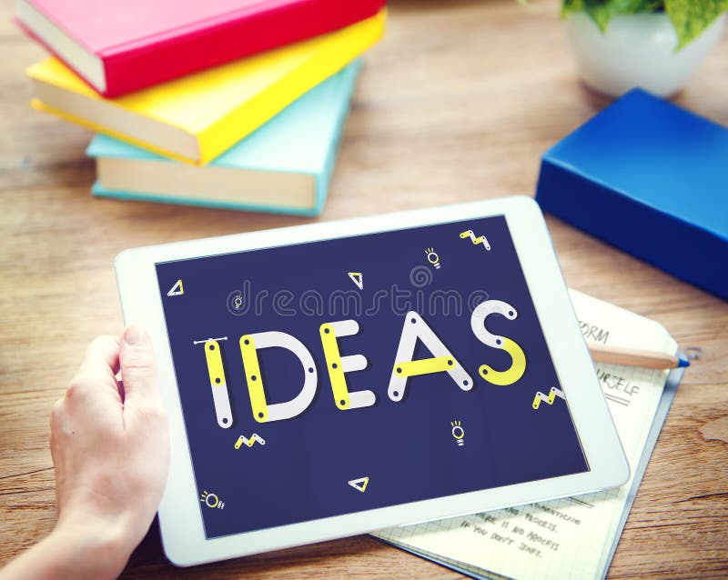 Ideas Design Draft Creative Sketch Objective Concept Stock Photo ...