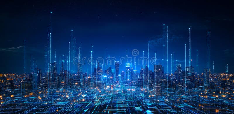 Ideas for Digital Communication and Technology Illustrating a ...