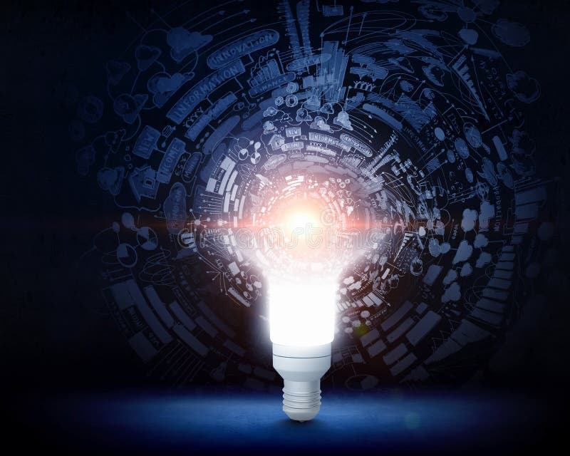 Ideas for Effective Business Stock Image - Image of bulb, light: 91594537