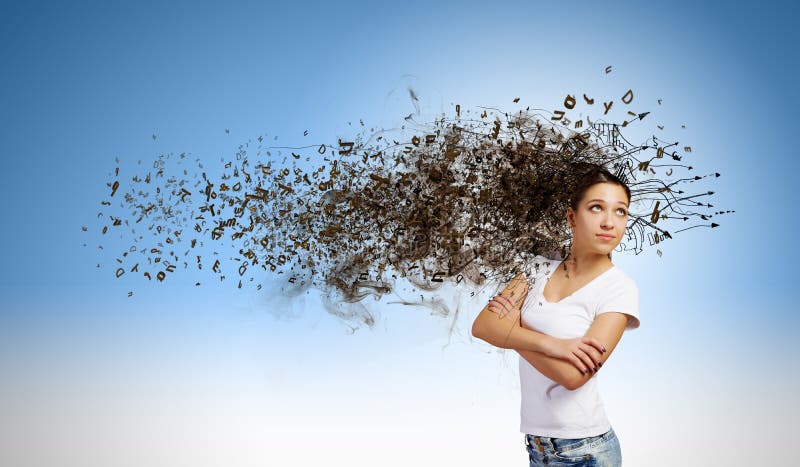 Ideas en mi cabeza foto de archivo. Imagen de renta, humano - 42065710