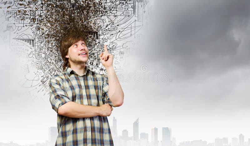 Ideas En Mi Cabeza Fotos de stock - Fotos libres de regalías de Dreamstime