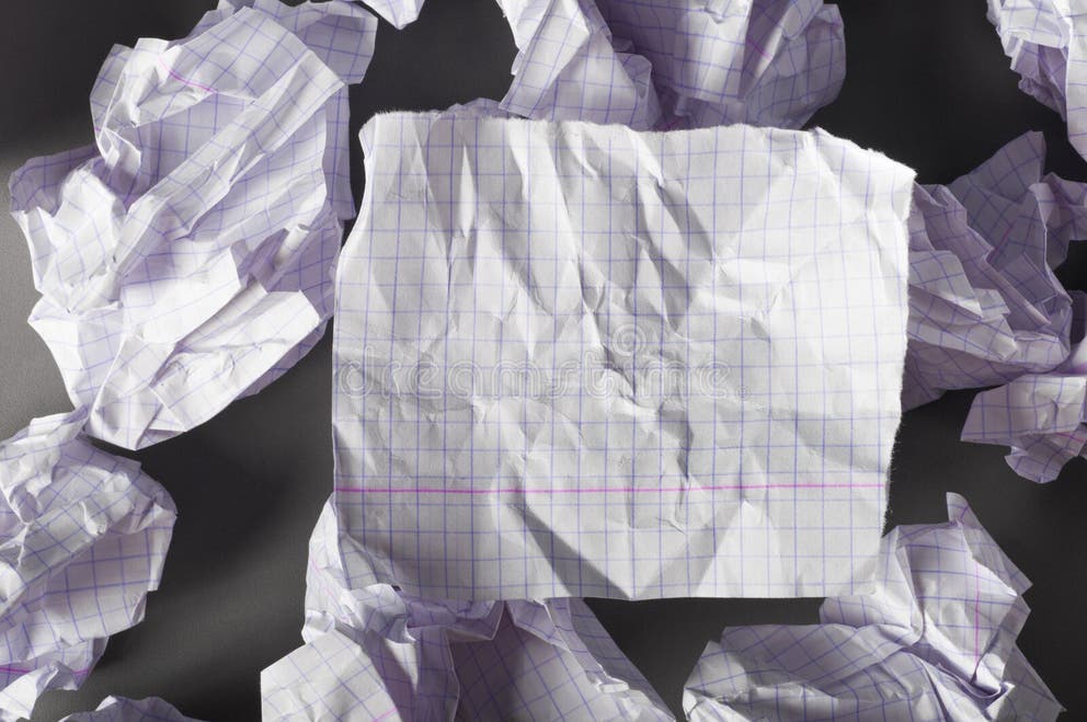 Ideas evolution stock image. Image of crumpled, paperwork - 18879283