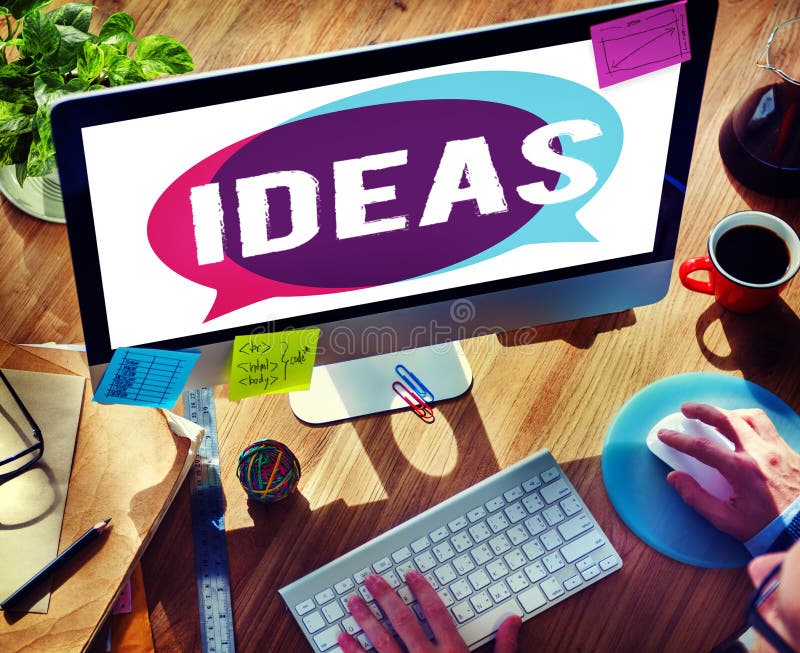 Ideas Idea Design Creativity Vision Inspiration Concept Stock Image ...