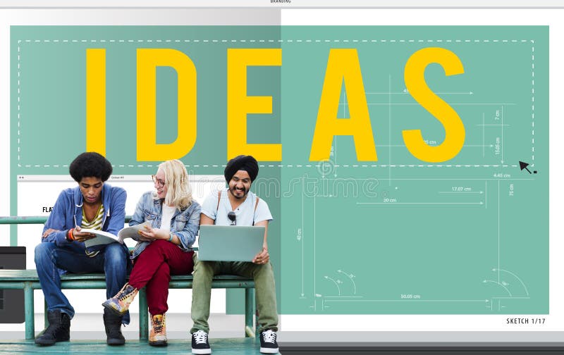 Ideas Idea Vision Design Plan Objective Mission Concept Stock Photo ...