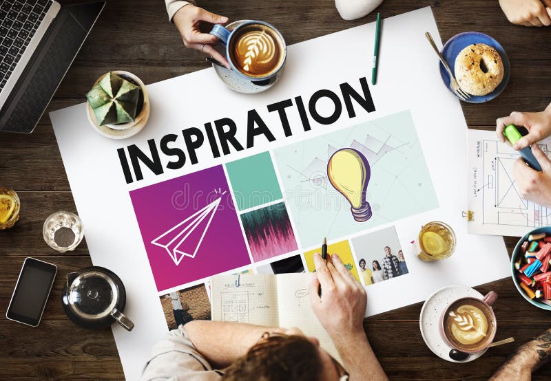 Ideas Imagination Inspiration Thoughts Graphic Concept Stock Photo ...