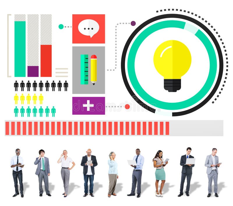 Ideas Innovation Creativity Knowledge Inspiration Vision Concept Stock ...