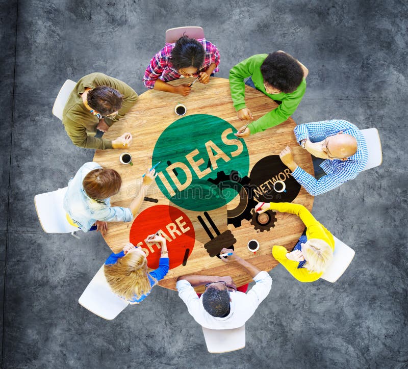 Ideas Innovation Creativity Knowledge Inspiration Vision Concept Stock ...