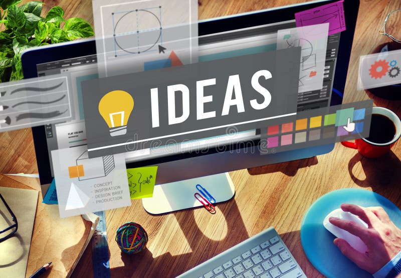 Ideas Innovation Creativity Plan Thoughts Concept Stock Photo - Image ...