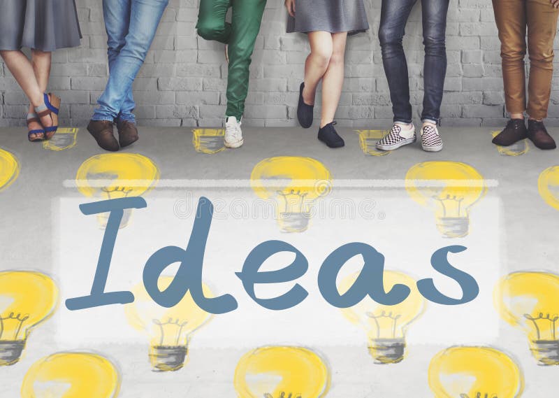 Ideas Innovation Tactics Thoughts Plan Concept Stock Image - Image of ...