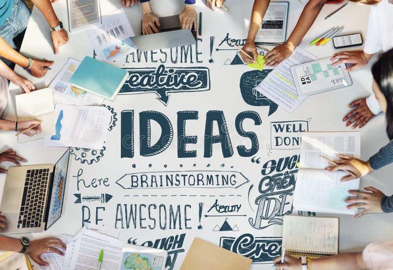 Ideas Inspire Creative Thinking Motivation Concept Stock Photo - Image ...