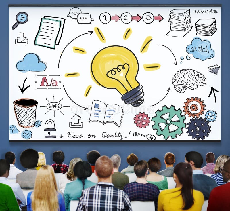 Ideas Learning Strategy Plan Teamwork Concept Stock Photo - Image of ...