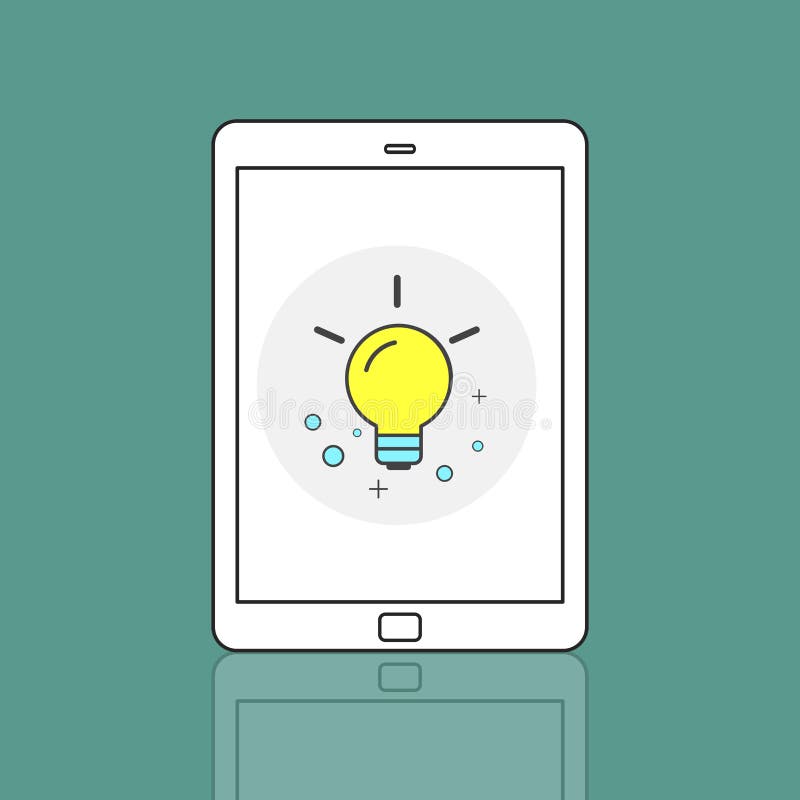 Ideas Lightbulb Innovation Thinking Icon Concept Stock Illustration ...