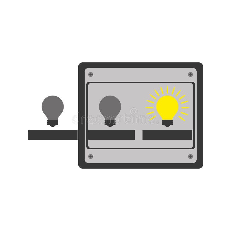 Ideas machine icon stock illustration. Illustration of halogen - 82640118