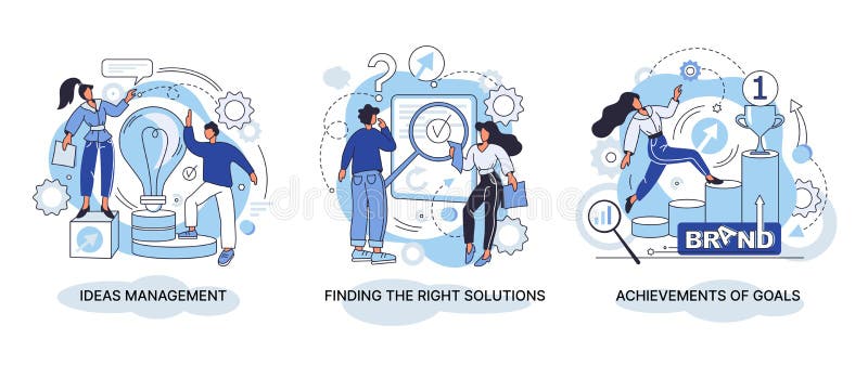 Right solutions stock vector. Illustration of design - 46239084