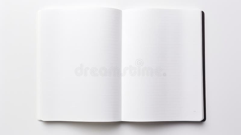 Ideas Notebook White Background Stock Illustration - Illustration of ...