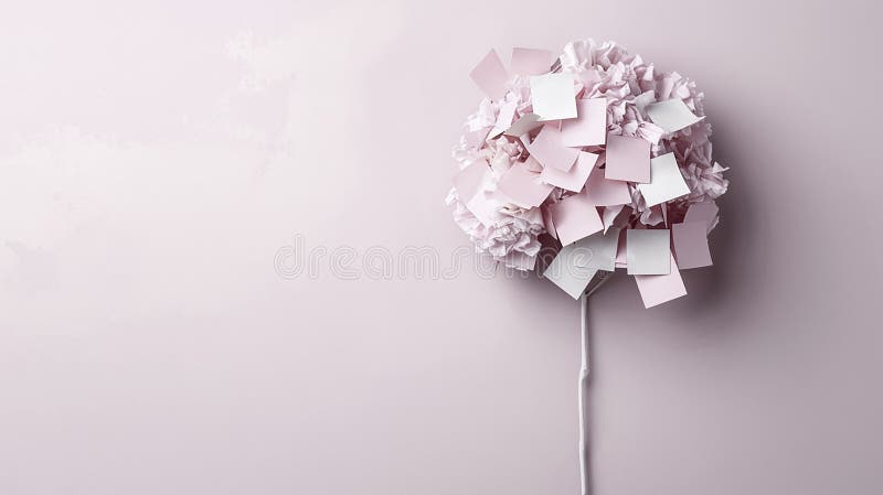 Ideas, Notes, Imagination and Solution. Minimal Style Stock Image ...