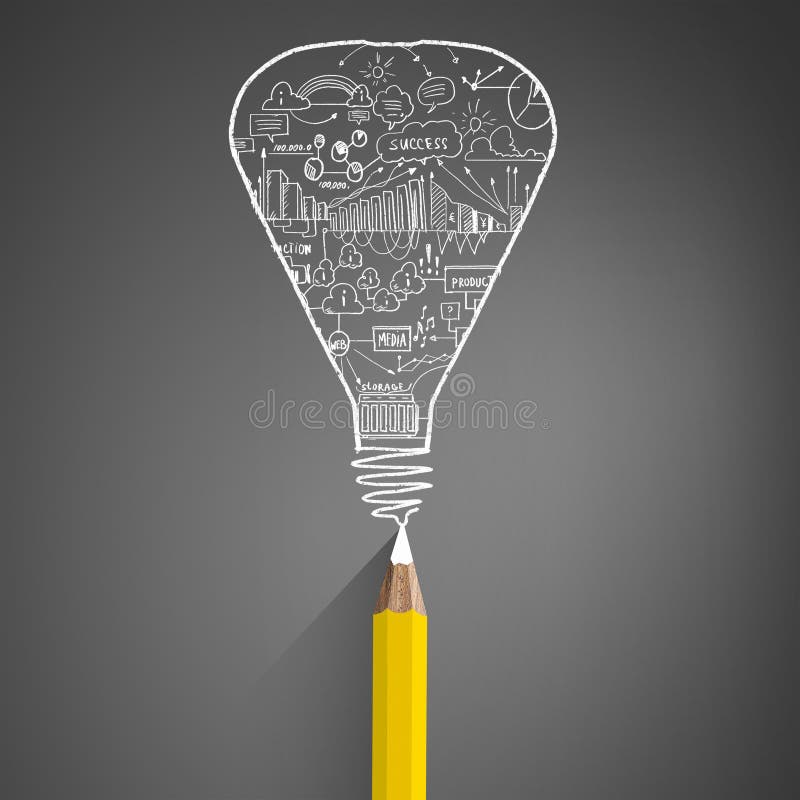 Ideas outline stock photo. Image of creativity, quick - 59023940