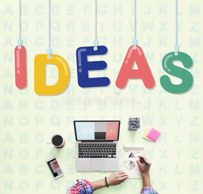 Ideas Plan Design Vision Strategy Thoughts Concept Stock Image - Image ...