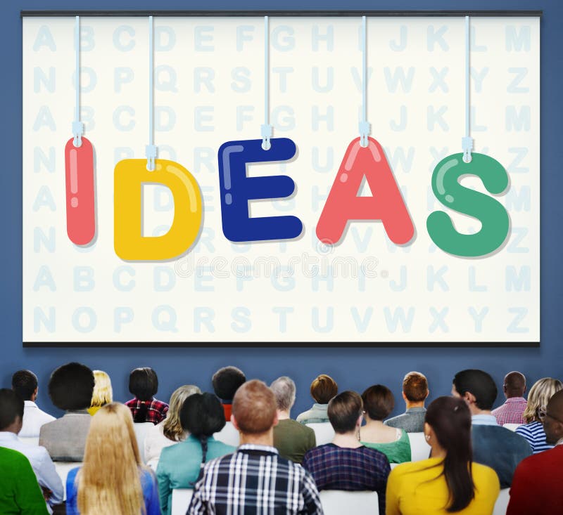 Ideas Plan Design Vision Strategy Thoughts Concept Stock Photo - Image ...