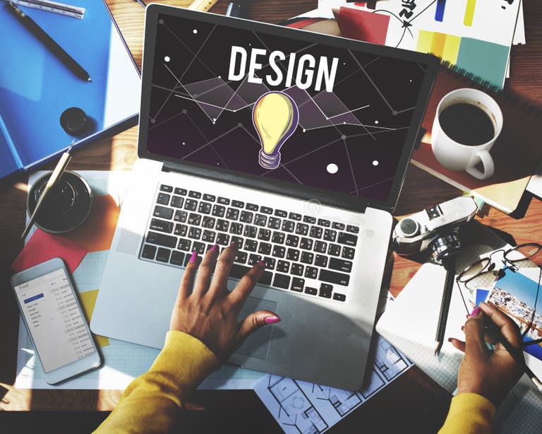 Ideas Progress Vision Inspiration Design Concept Stock Image - Image of ...