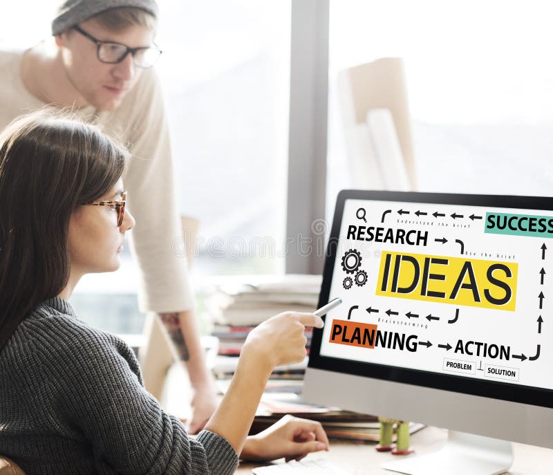 Ideas Research Planning Success Conceptualize Concept Stock Photo ...