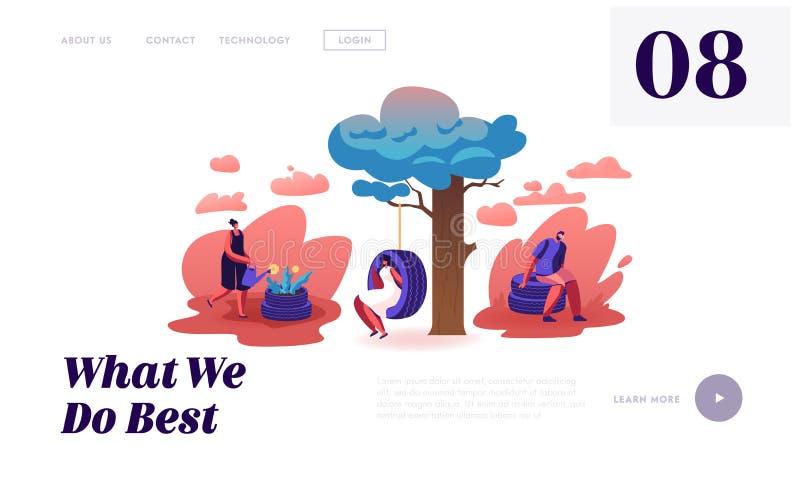 Ideas for Reuse Old Car Tyres Website Landing Page. Male and Female ... Ideas for Reuse Old Car Tyres Website Landing Page. Male and Female ...