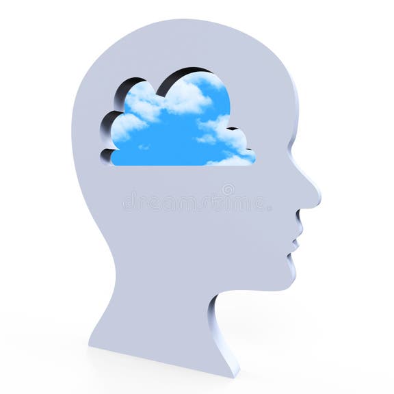 Ideas Think Shows Thoughts Creativity and Innovation Stock Illustration ...