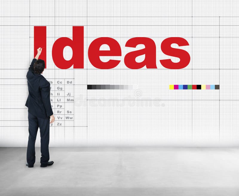 Ideas Thinking Creative Mission Thoughts Concept Stock Image - Image of ...