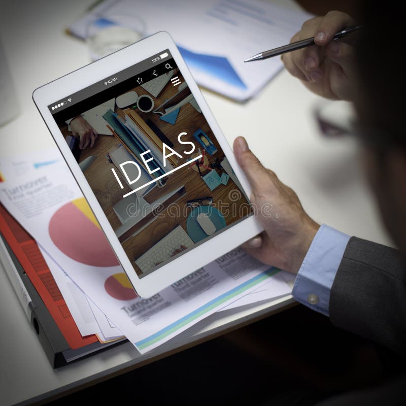 Ideas Thinking Creative Mission Thoughts Concept Stock Photo - Image of ...