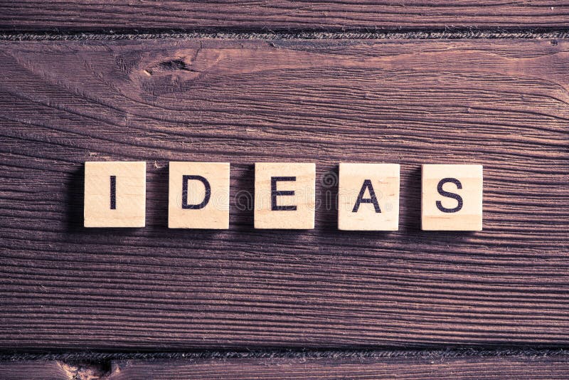 Ideas word stock photo. Image of text, brainstorm, solution - 81051462