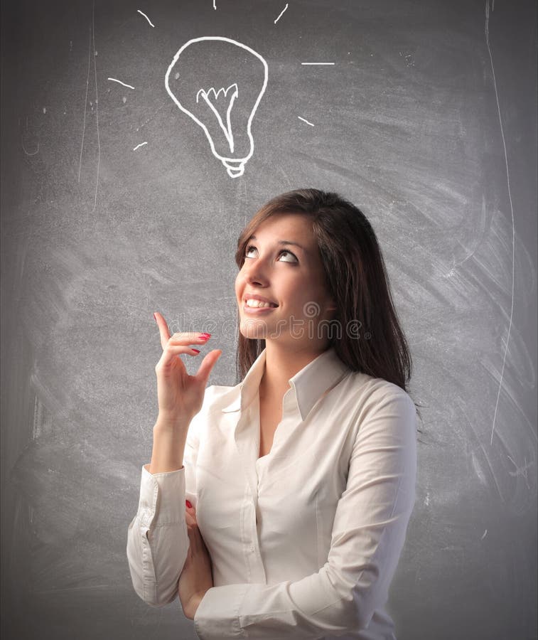 Idee stockbild. Bild von schreiben, erfindung, denken - 9448117