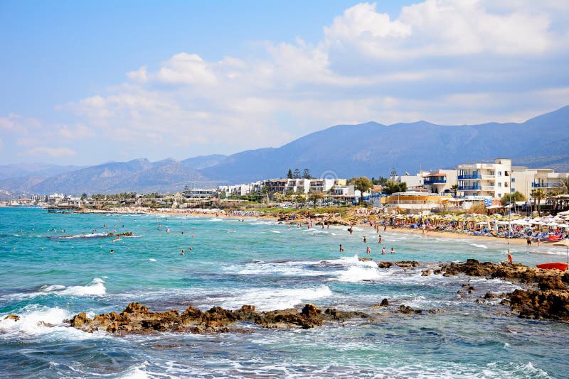 Ideia Da Praia E Do Litoral De Stalida Imagem Editorial - Imagem de ...