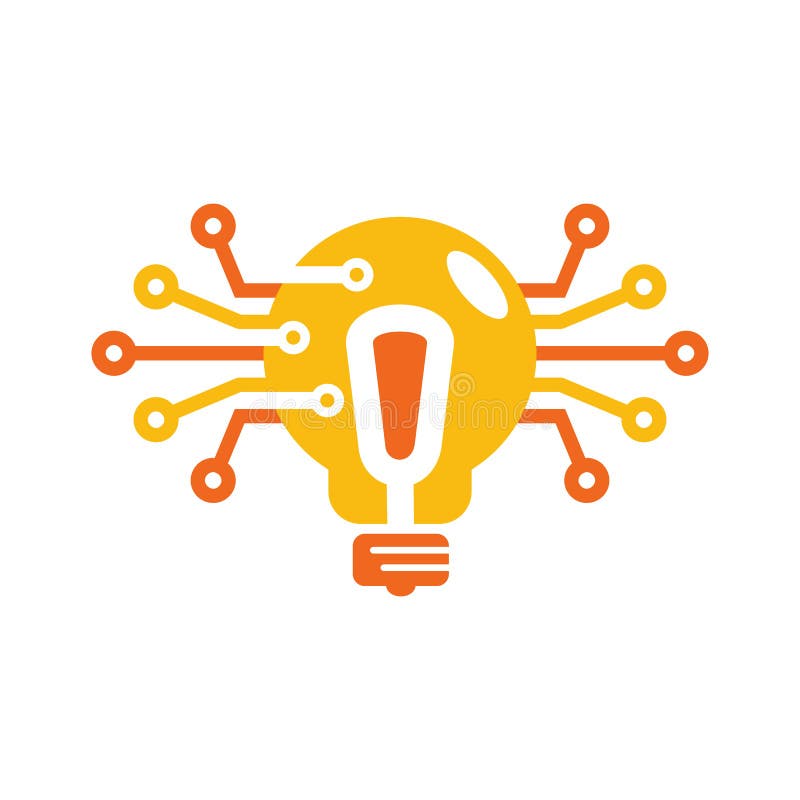 Ideia Digital Logo Icon Design Ilustração do Vetor - Ilustração de ...