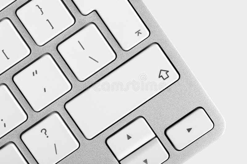 Ideia Superior Do Close-up De Uma Tecla Shift Do Teclado De Computador ...