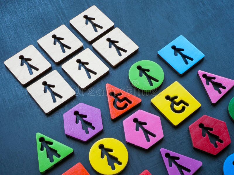 Identical Figures Opposite Different Ones As Symbol of Diversity and ...