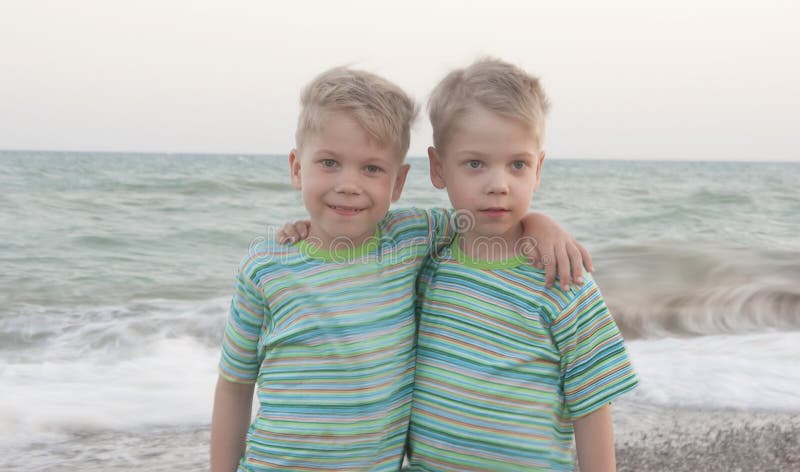 Identical twin children stock image. Image of person - 42468137