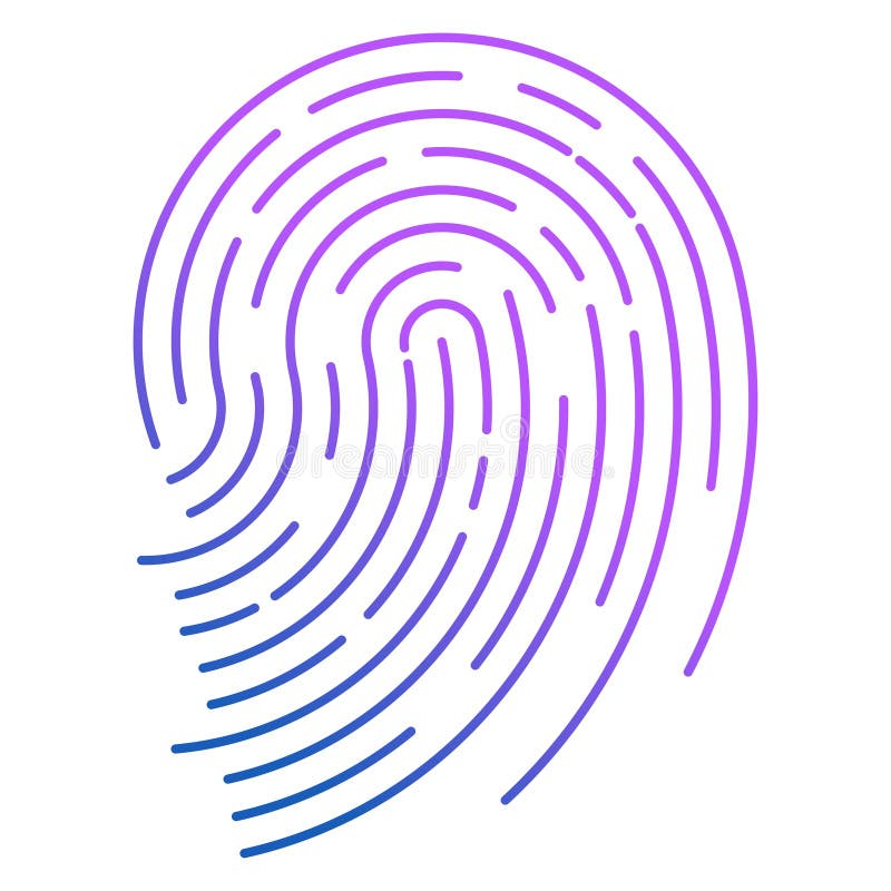 Identification, Biometric Authorization. Cybersecurity Concept. Digital ...