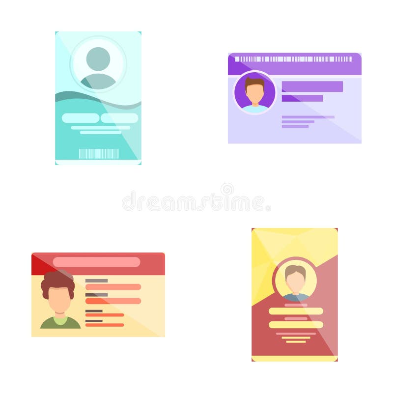 Cartoon Identification Card Stock Illustrations – 2,367 Cartoon ...
