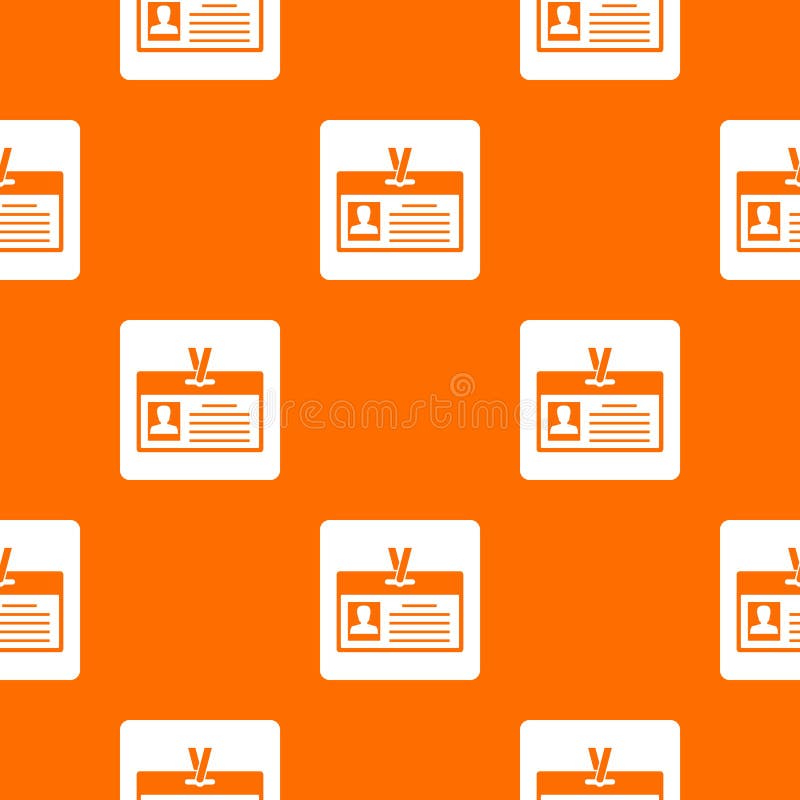 Identification Card Pattern Seamless Stock Illustrations – 622 ...
