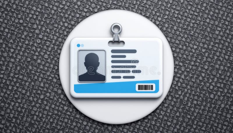 Identification Document Silhouette Stock Illustrations – 1,010 ...