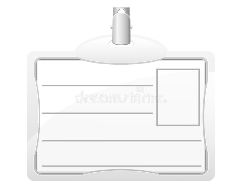 Card empty ID badge stock photo. Image of blank, business - 16590084