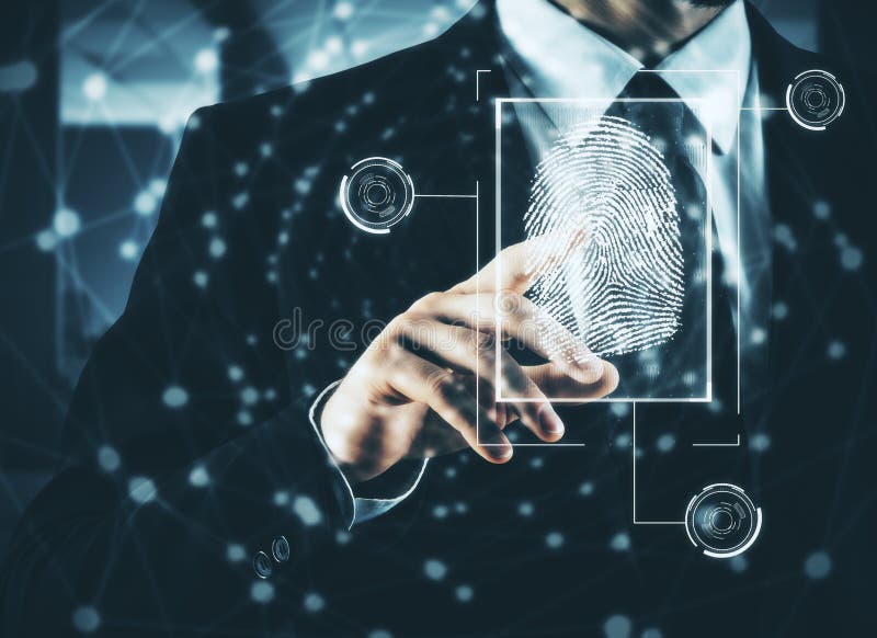 Identification concept stock photo. Image of media, hologram - 97816192