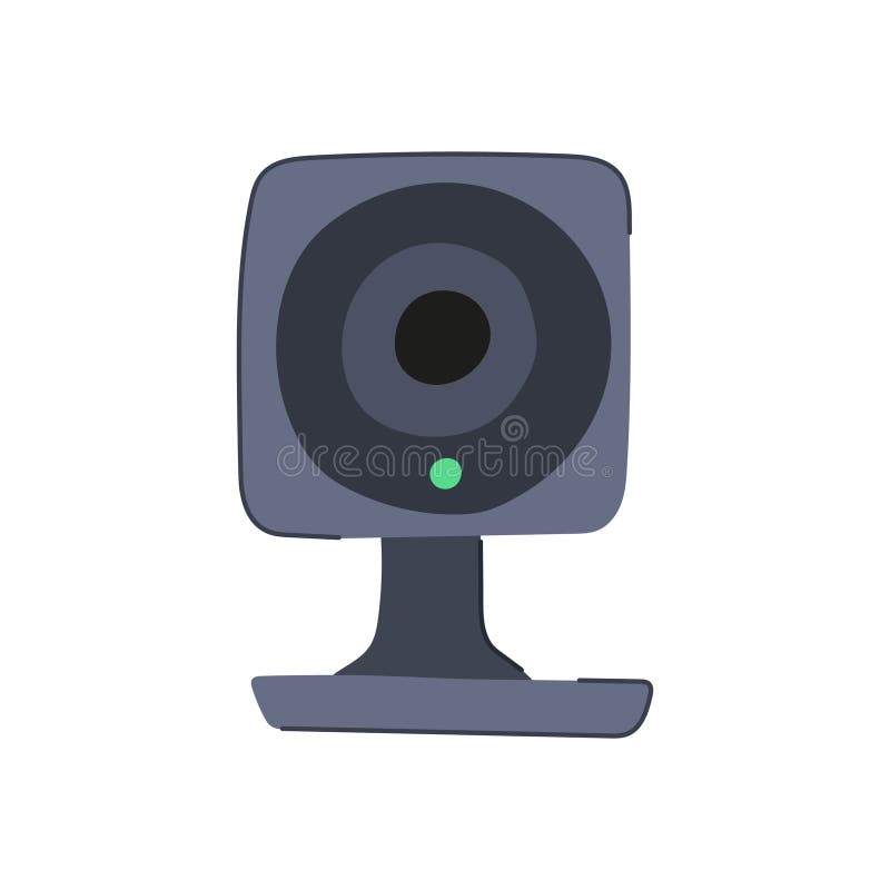 Identification Facial Recognition Camera Cartoon Vector Illustration ...