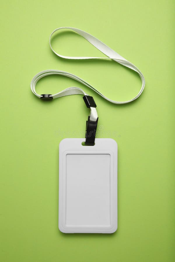 Identification Name Tag Card Mockup, Badge Id, Event Access Stock Image ...